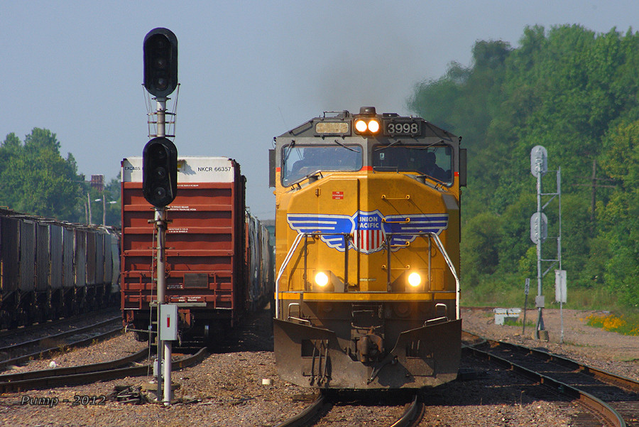 Northbound UP Manifest Train